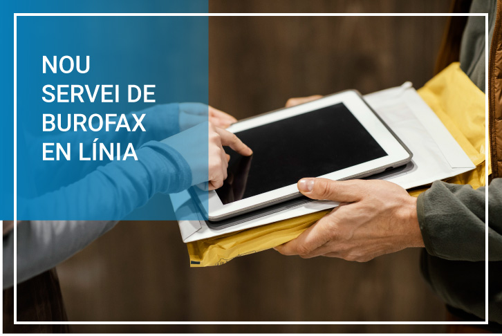 ᐅ Nou servei de BUROFAX EN LÍNIA · RD POST
